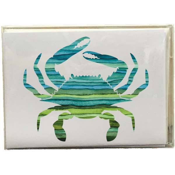 Striped Crab Boxed Note Cards – SeaCrateClub